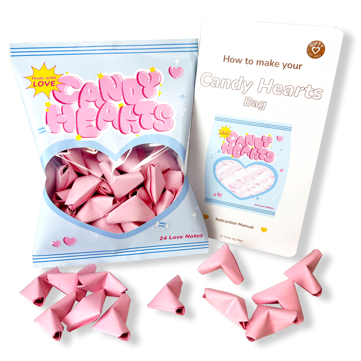 Gifty by Mel | DIY Candy Hearts Bag Gift Kit