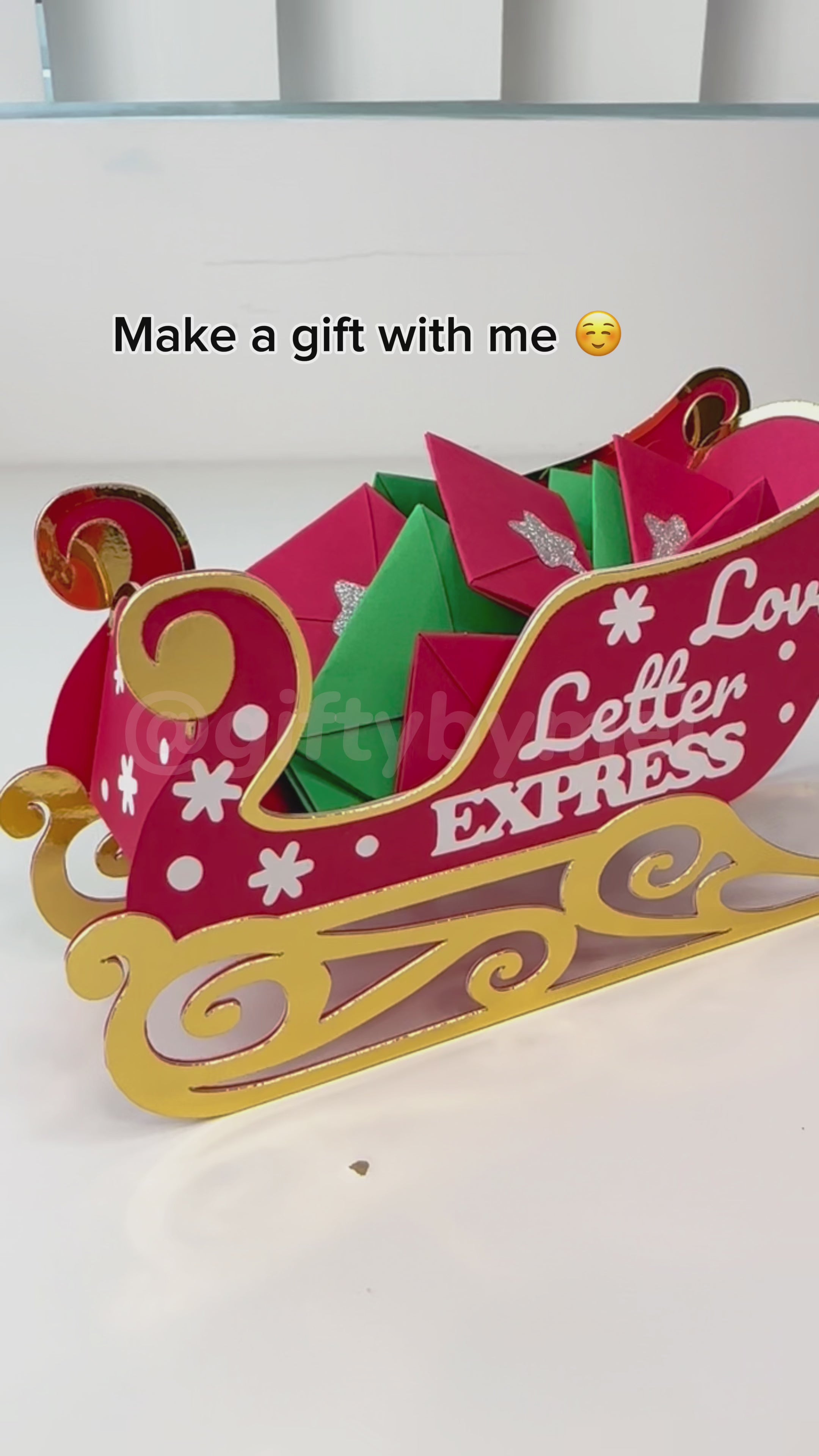 Gifty by Mel | DIY Love Letter Sleigh Gift Kit