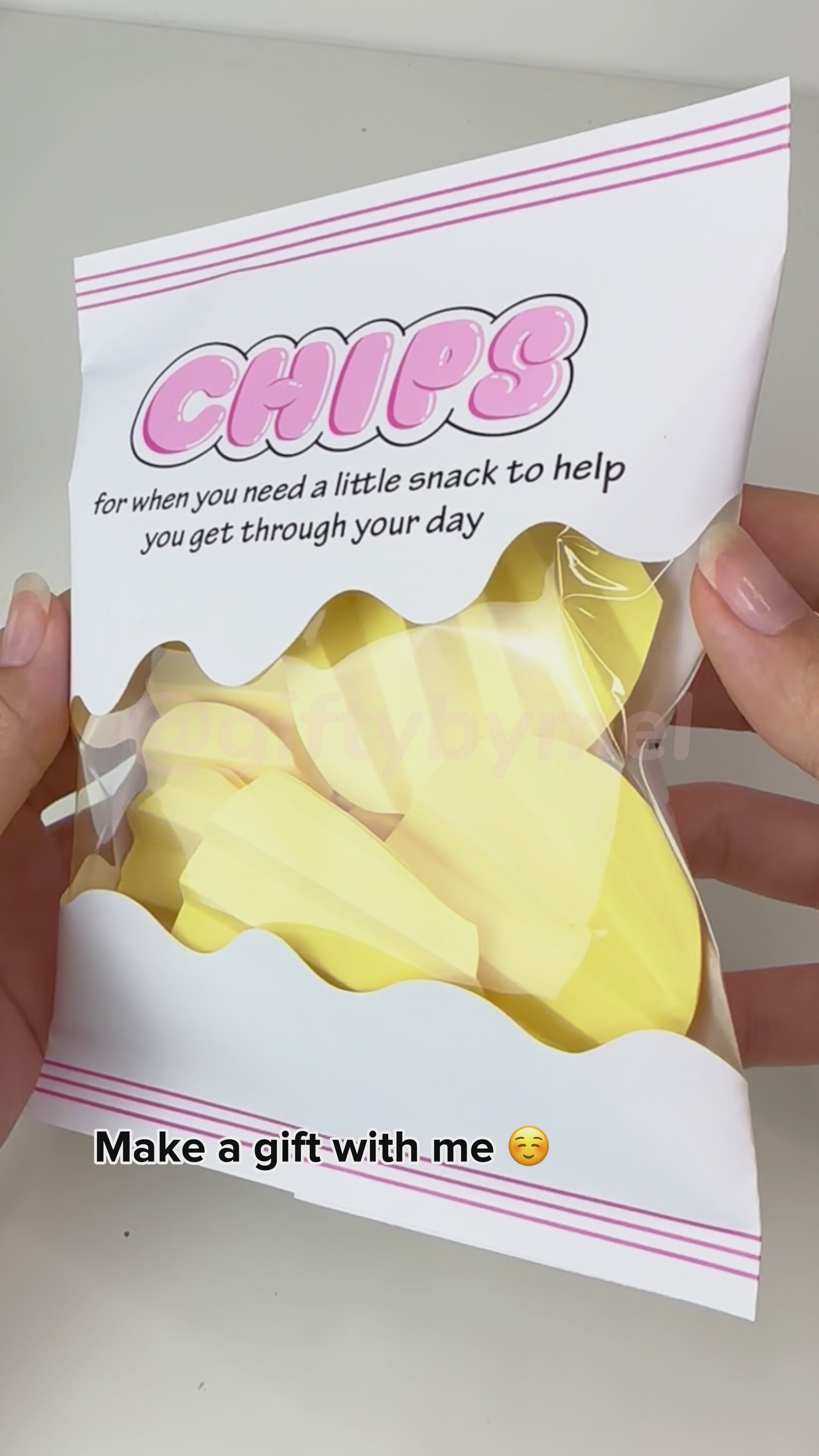 Gifty by Mel | DIY Chip Bag Gift Kit
